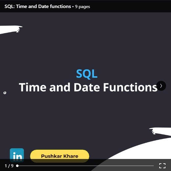 Xử lý ngày tháng trong SQL - NGUYỄN QUANG HƯNG BLOG