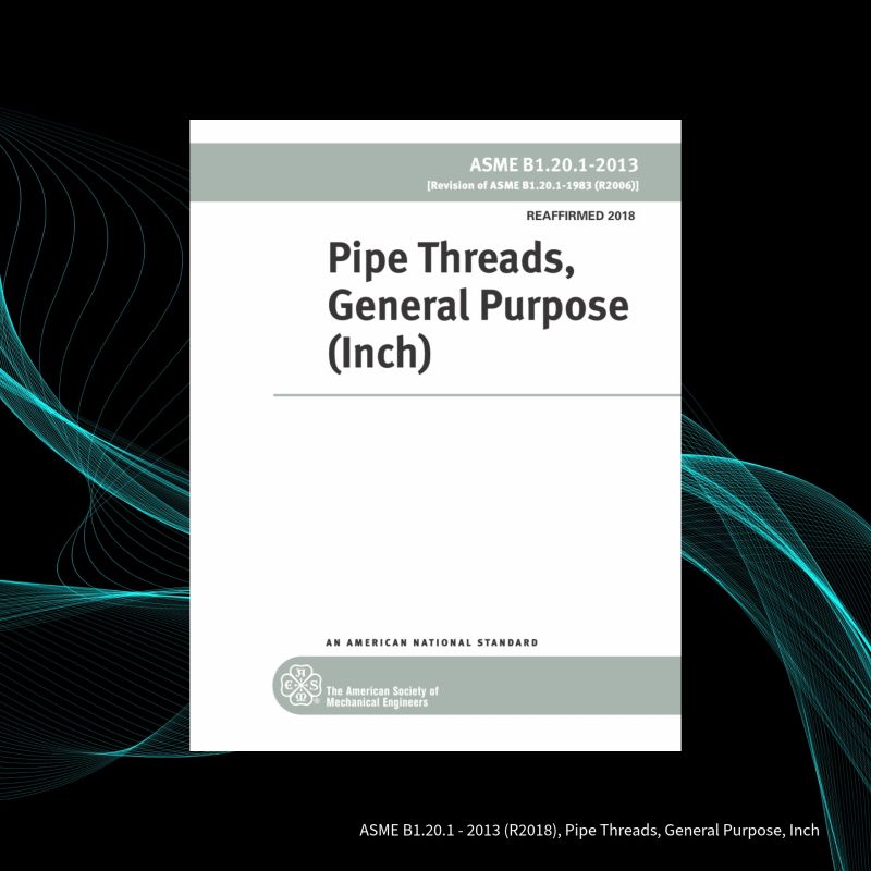ASME B1.20.1 - 2013 (R2018), Chủ đề ống, Mục đích chung, hệ Inch ...