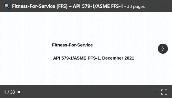 Fitness-For-Service (FFS) - API 579-1 / ASME FFS-1 (Tháng Mười Hai 2021 ...