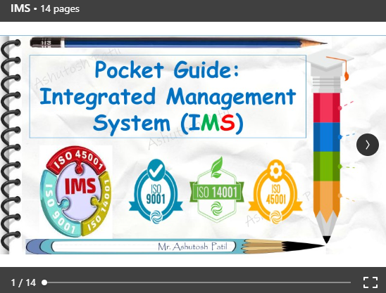 IMS - Hệ thống quản lý tích hợp - NGUYỄN QUANG HƯNG BLOG